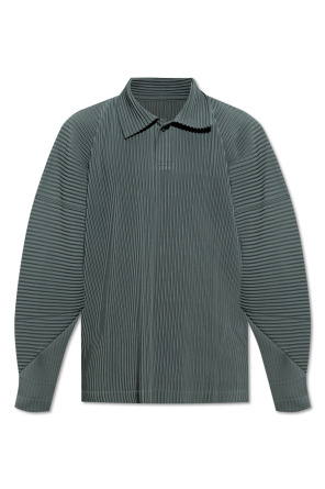 Homme Plissé Issey Miyake Pleated t-shirt with round Homme Plissé Issey Miyake Pleated t-shirt with round